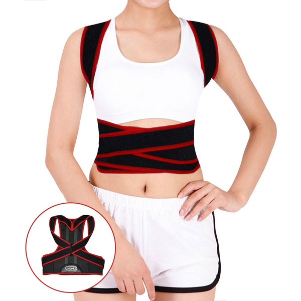 Adjustable Back Support Brace for Men and Women & Adjustable Posture ...