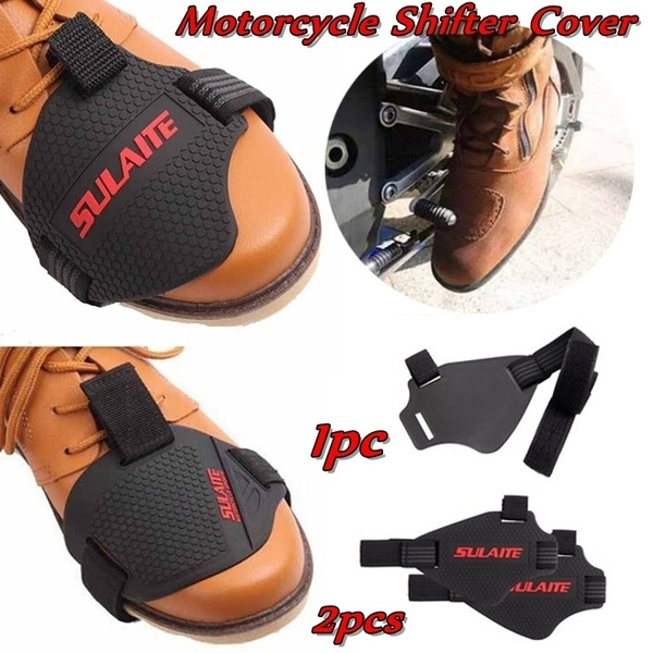 1pcs/2pcs Outdoor Rubber Shift Guard Protective Gear Motorcycle Shifter ...