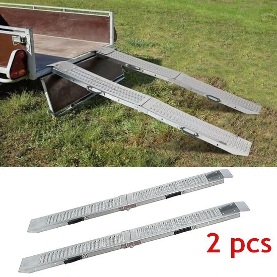 2pcs collapsible perforated skid loading and unloading ramp steel max ...