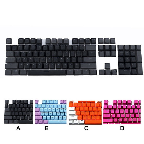 Translucent Double Shot PBT 104 KeyCaps Backlit for Mechanical Cherry ...