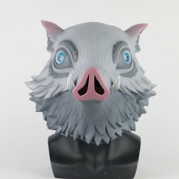 Demon Slayer Kimetsu no Yaiba Cosplay Hashibira Inosuke Mask Wild Boar ...