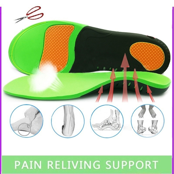 Orthopedic Shoes Sole Insoles Arch Foot Pad X/O Type Leg Correction ...