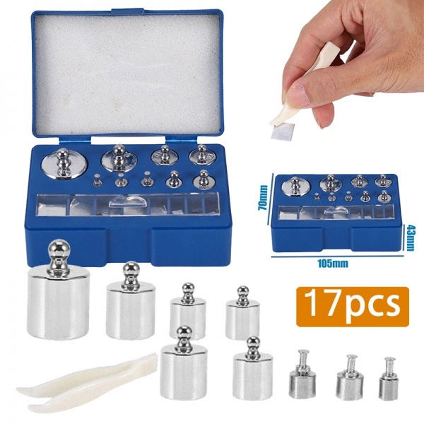 17pcs New 10mg-100g Grams Precision Calibration Weight Digital Scale ...