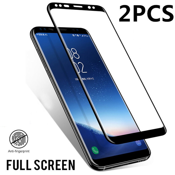 (2 Pack) 9D Full Screen Coverage 9D HD Tempered Glass Screen Protector ...