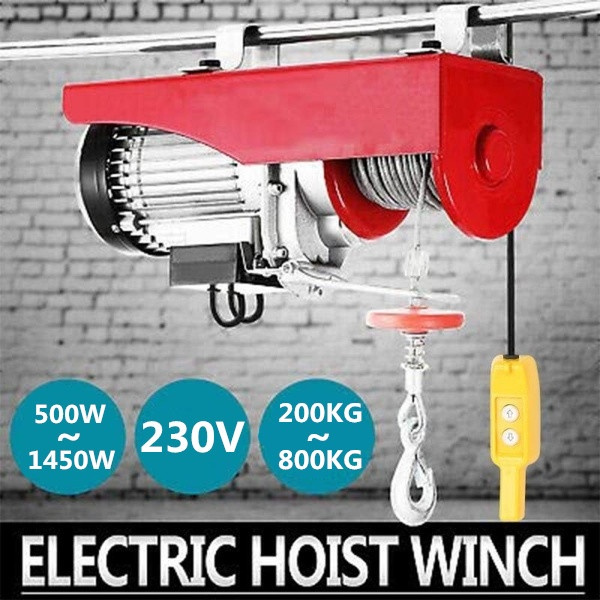 Electric Cable Hoist Electric Winch Rope Hoist Load Capacity 200-800KG ...