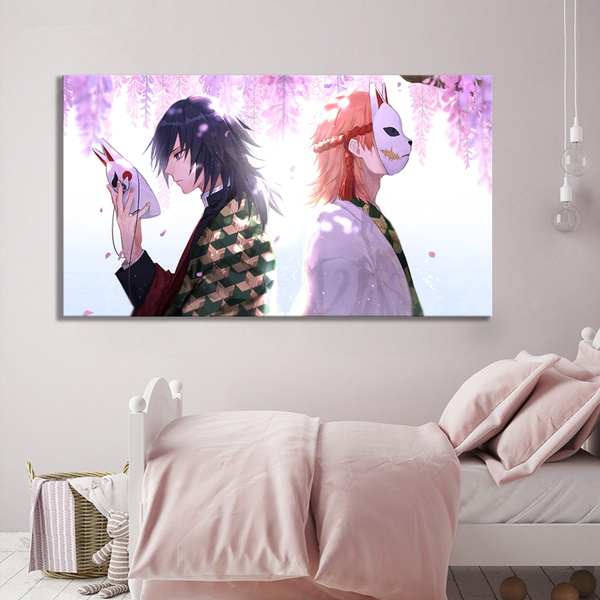 1pcs Demon Slayer Kimetsu No Yaiba Giyuu and Sabito Animation Art ...