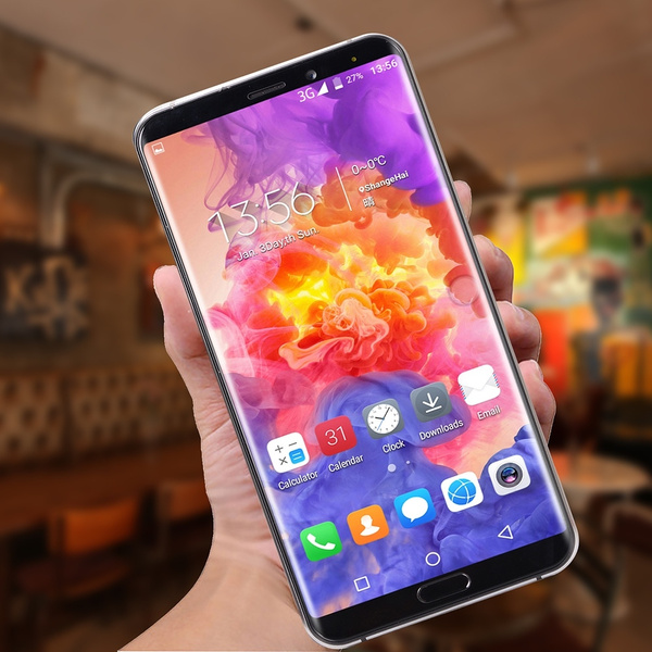 5.8''Full Screen Mobile Phone Android 8.1 MTK6580A Quad Core Dual Sim ...