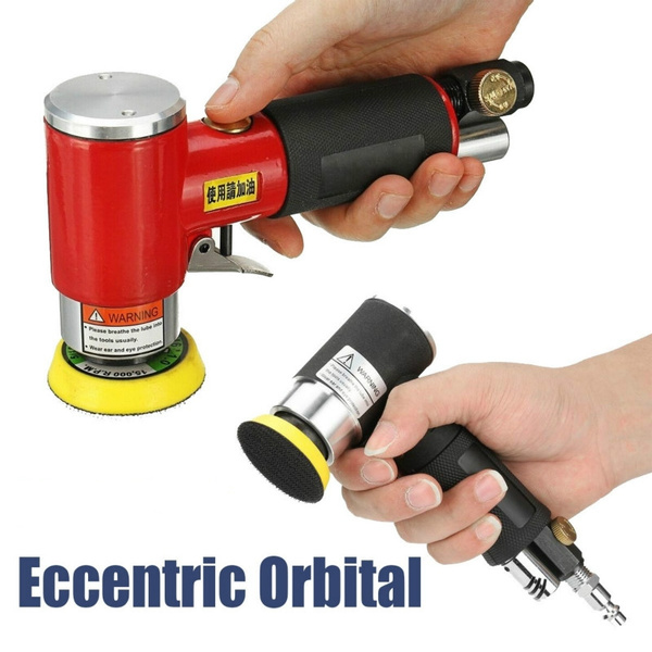 Mini Air Angle Sander 90 Degree Pneumatic Eccentric Orbital Polishing ...