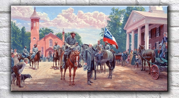 Wall Deco History Series American American Civil War Oil Painting DH ...