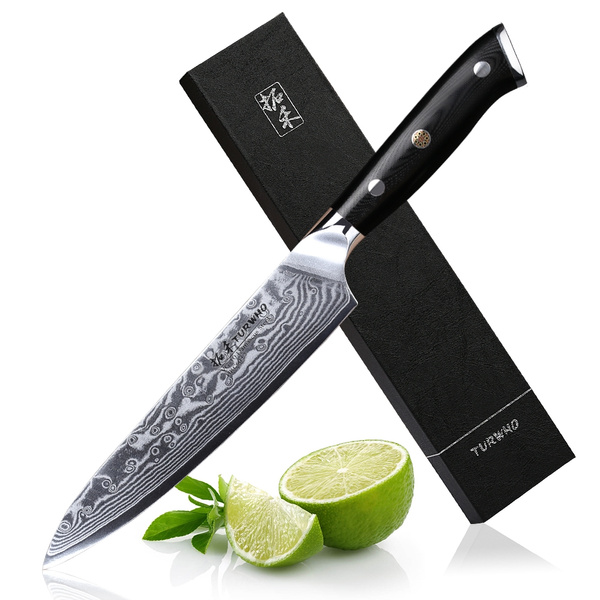 TURWHO Professional Utility knife,5-inch Fruit Paring Knife 67 Layers ...