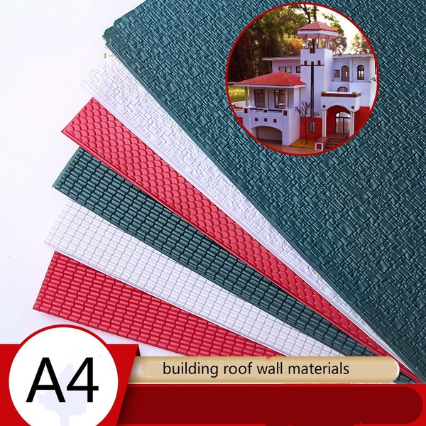 Building model materials DIY architectural model material roof PVC ...
