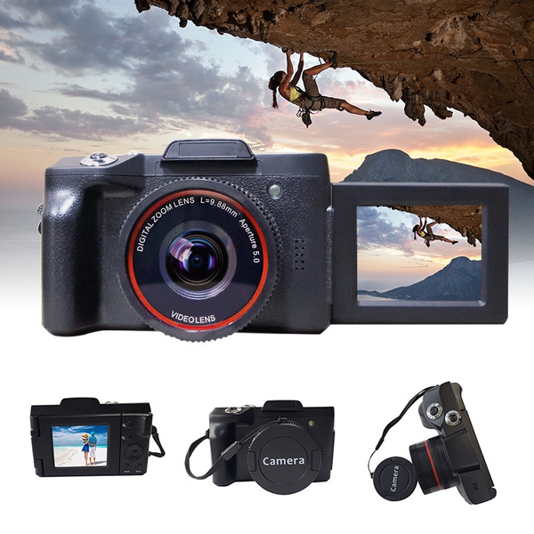 Digital Video Camera Full HD 1080P 16MP Recorder with Wide Angle Lens ...