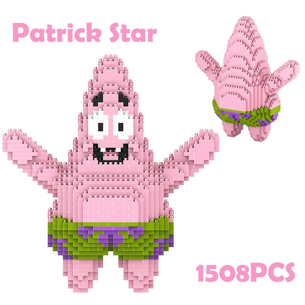 Anime Patrick Star Building Bricks 3D Auction Figure Micro Blocks Kids ...