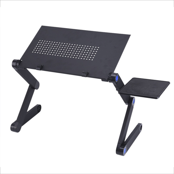 Portable Adjustable Aluminum Laptop Desk Ergonomic Table Stand With ...