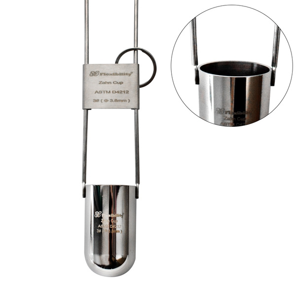 Zahn Cup Viscosity Cup Viscometer Dip Type Immersion Viscosity Cup 44ml ...