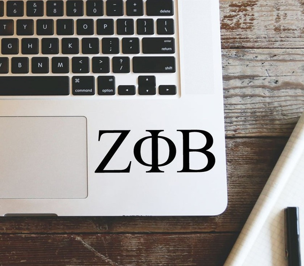 Zeta Phi Beta decal Laptop Sticker Car truck Bumper Window Door Cup ...