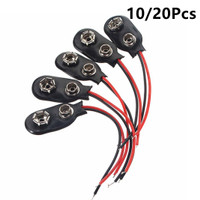 10/20Pcs 9 v Battery Button Battery Buckle Clip Connector Holder Cable ...