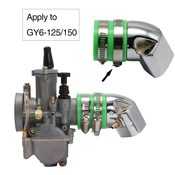 Performance Aluminum Intake Manifold With 35mm Carburetor Interface For Scooter GY6 125 GY6 150 ...