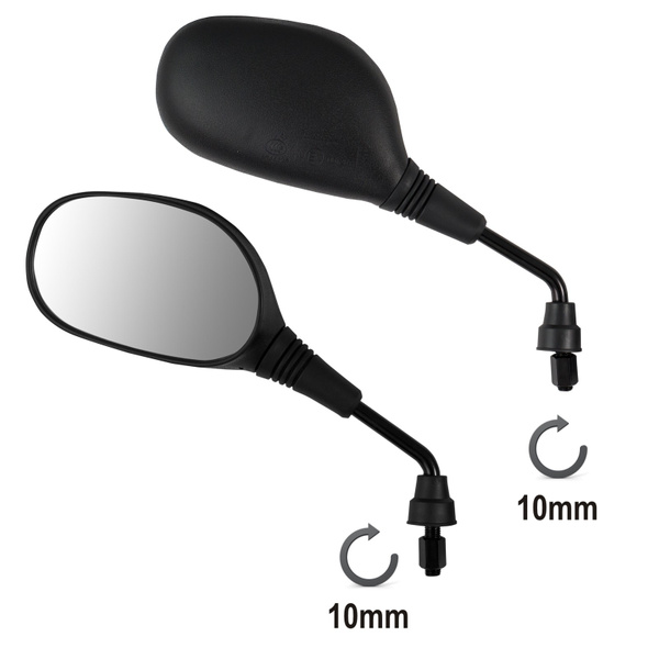 Rearview Mirrors Scooter M10 Motorcycle Motorbike Universal E13 ...