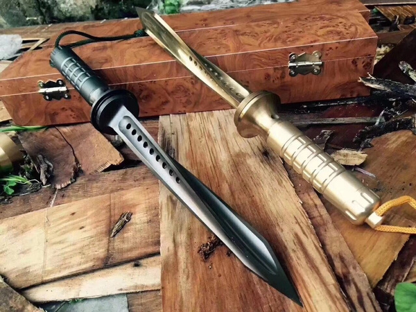 "13"" JAGDKOMMANDO TRI EDGE TACTICAL SURVIVAL Hunting FIXED BLADE KNIFE ...