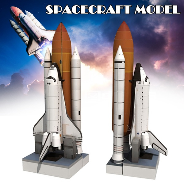 Space Shuttle Space Shuttle Paper Model Glossy Coated Paper Model for ...