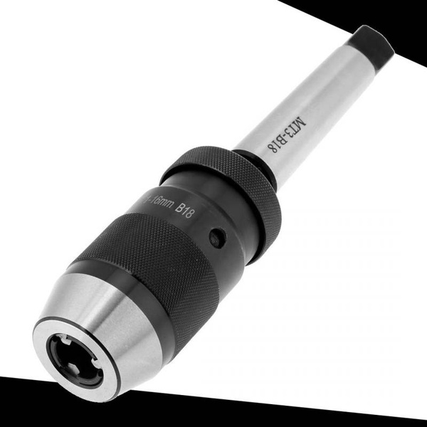 Heavy Duty Self Tighten Keyless Drill Chuck With MT3-B18 Taper Arbor | Wish