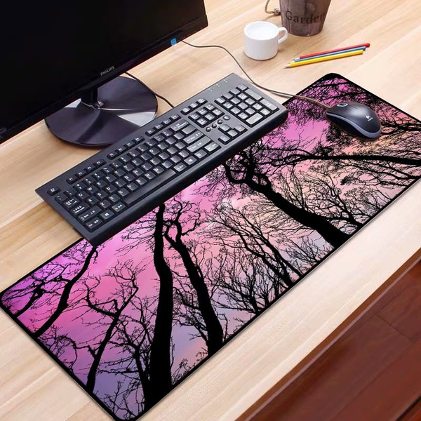 Tree Unique Design Mouse Pad Office Mice Gamer Soft Large Locking Edge ...
