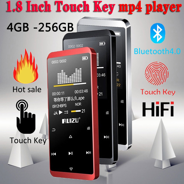 4GB-256GB MP4 Player Memory Card MP3 Portable Walkman Bluetooth 4.0 MP3 ...