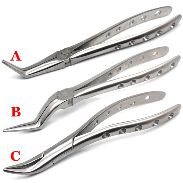 1PC Dental equipment Residual root forceps Apex clamp Extraction pliers ...