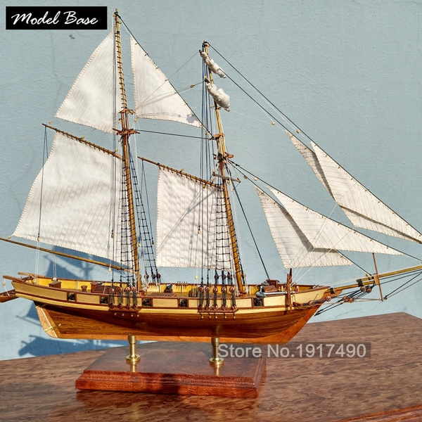 Wooden Ship Models Kits Educational Toy Model Boats Wooden 3d Laser Cut ...