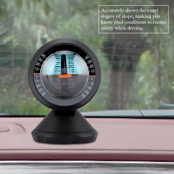Car Vehicle Inclinometer Slope Indicator Meter Level Tilt Gauge Road ...