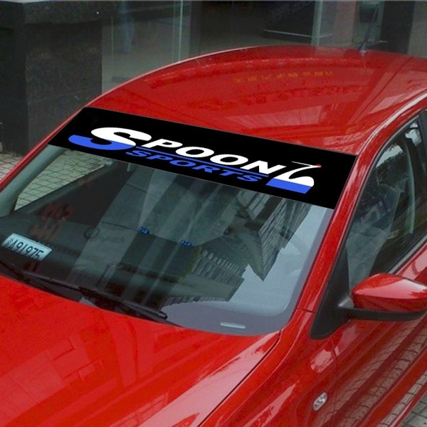 2019 Car Window Racing Sticker Windshield Decal Spoon Sports (Size:130 ...