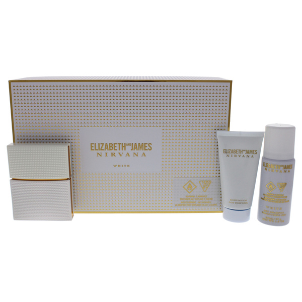 Nirvana White by Elizabeth and James for Women - 3 Pc Gift Set 1oz EDP ...