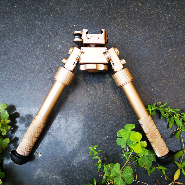 Rifle Bipod CNC QD Tactical Picatinny Rail 6.5/9.5" Bipod Flat ...