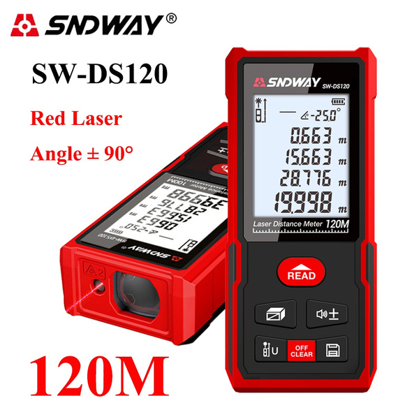 SNDWAY Laser Distance Meter Digital Range Finder 120m 100m 70m 50m ...