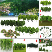 Newest Trees Bamboo Layout Railway Road Landscape Scenery Tree Scale ...