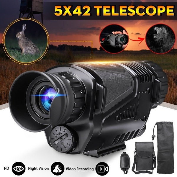 5X42 Video Photography Infrared Night Vision Monocular Telescopes HD ...