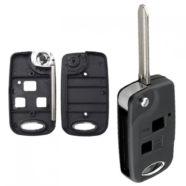 2 Buttons Modified Car Remote Key Shell Fit for TYTA Yris / Prdo / Trgo ...