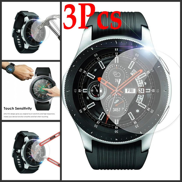 3Pcs For Samsung Galaxy Smart Watch 46mm 3 x Tempered Glass Screen ...