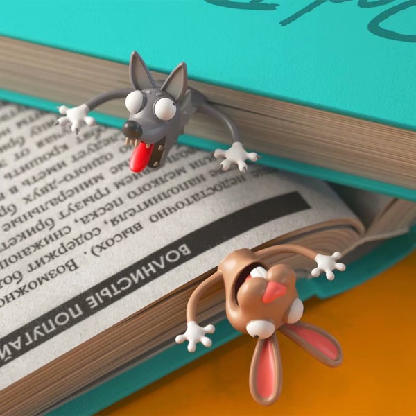 3D Animal Ouch Bookmarks for Books Cute Cartoon Bookmarks for Kids ...