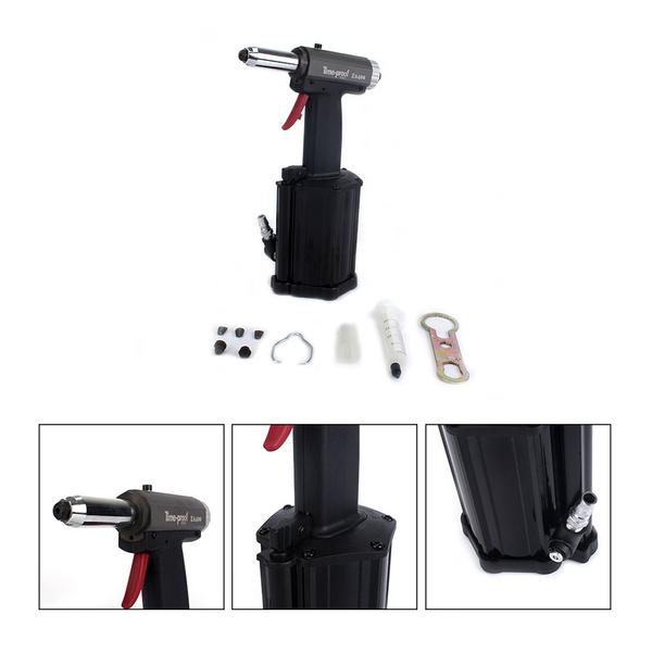 Industrial 3/8"Handheld Air Pneumatic Blind Rivet Gun Riveter Kit Set ...