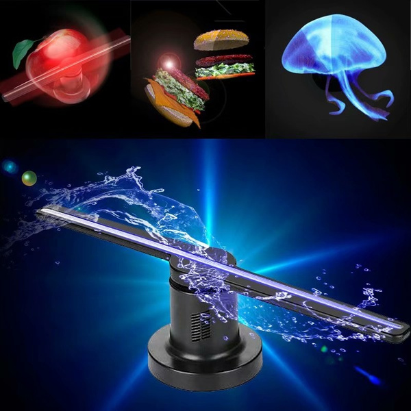 2020 NEW 3D LED Holographic Projector Display Fan Hologram 360¡ãPlayer ...