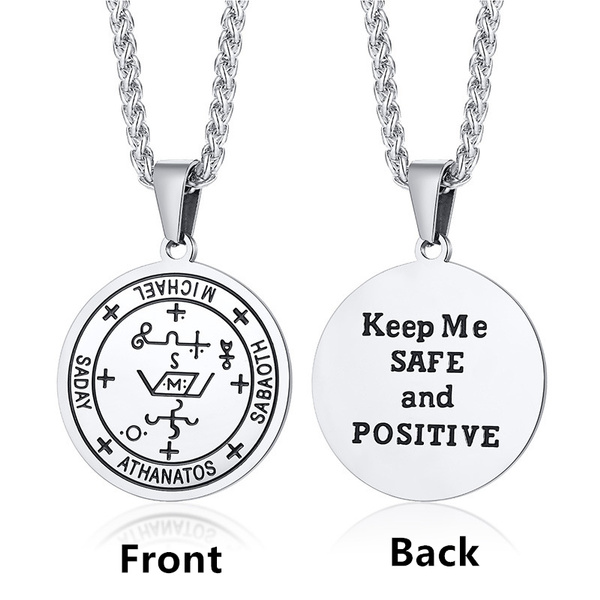 NOVE JEWELRY Men Women Fashion Sigil of Archangel Gabriel Raphael ...