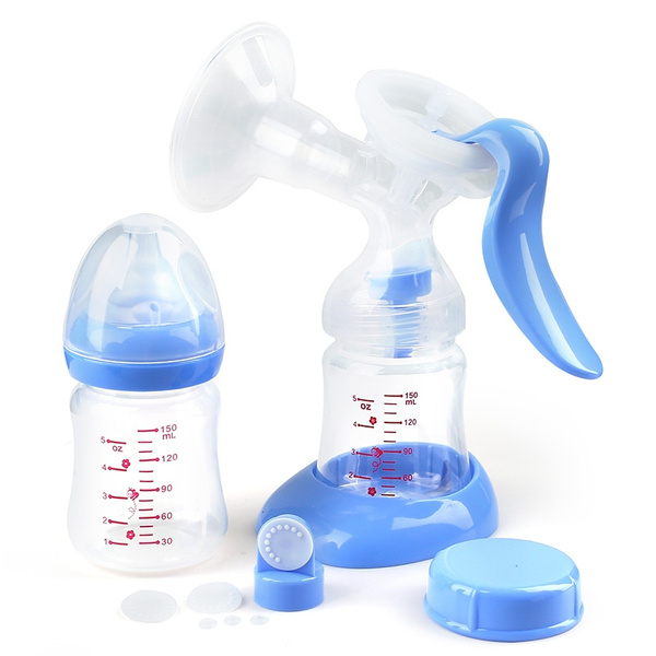 Manual Breast Pump, Silicone Hand Pump for Breastfeeding, Quiet ...