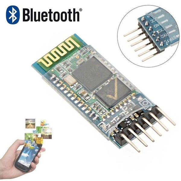 Top Converter HC-05 RS232 Serial 6 Pin Arduino Board Bluetooth RF ...
