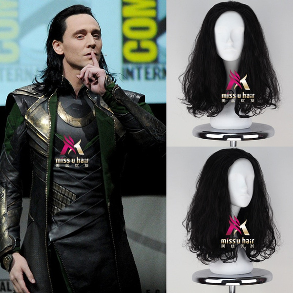 New Movie Thor Loki wig Play Hair The Avengers Comic Cosplay Marvel ...