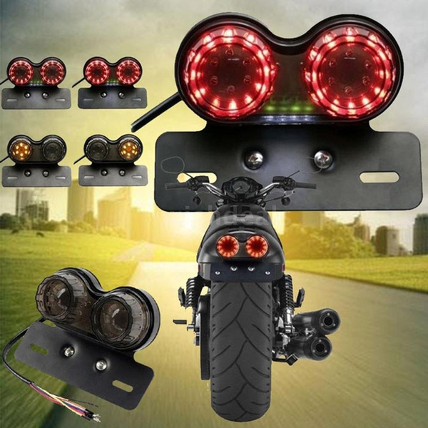 Universal Motorcycle Modified LED Light Taillight Turn Signal ...
