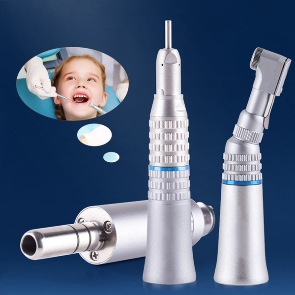 Dental Inner Water Spray Low Speed Handpiece Contra Angle Air Motor ...