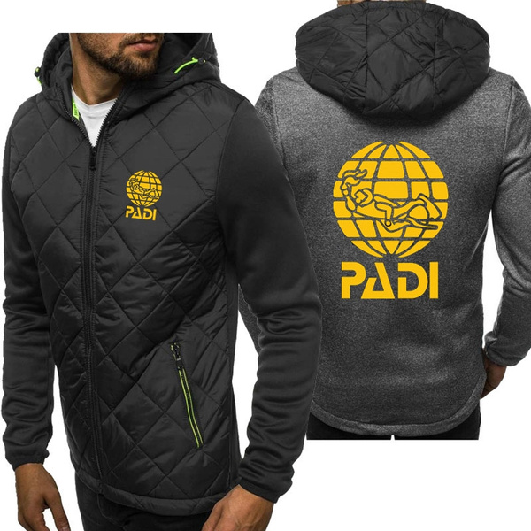Scuba Driver Padi Hoodies Camouflage Sleeve Jacket Hoody Zipper Winter ...