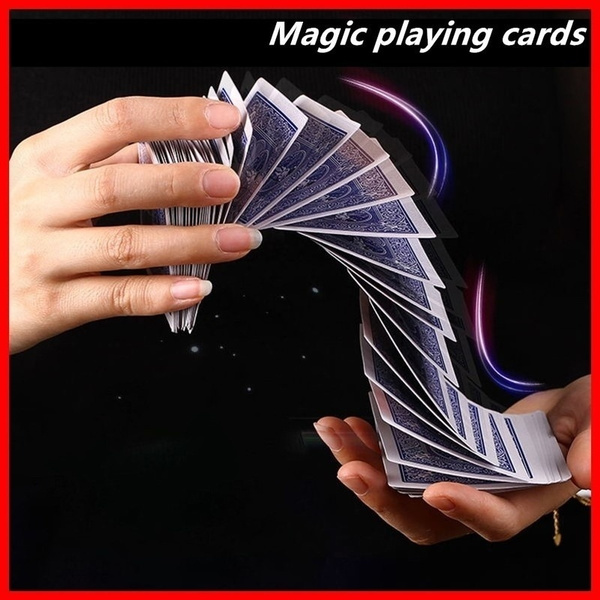 1 set of automatic magic poker set (connected by invisible wires) card ...